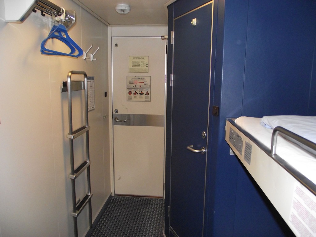 North Sea Ferries Standard Cabin Door | TheFerrySpot.com